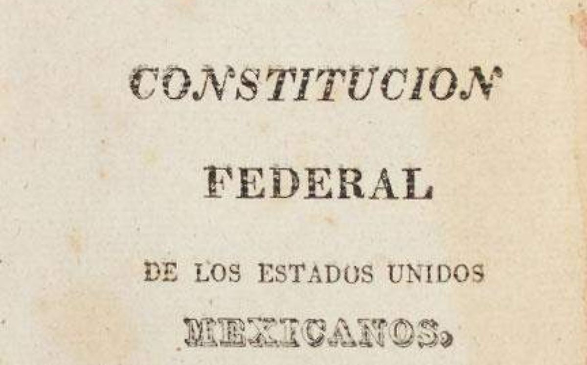 Promulgación de la primera constitucion federal de los estados unidos ...