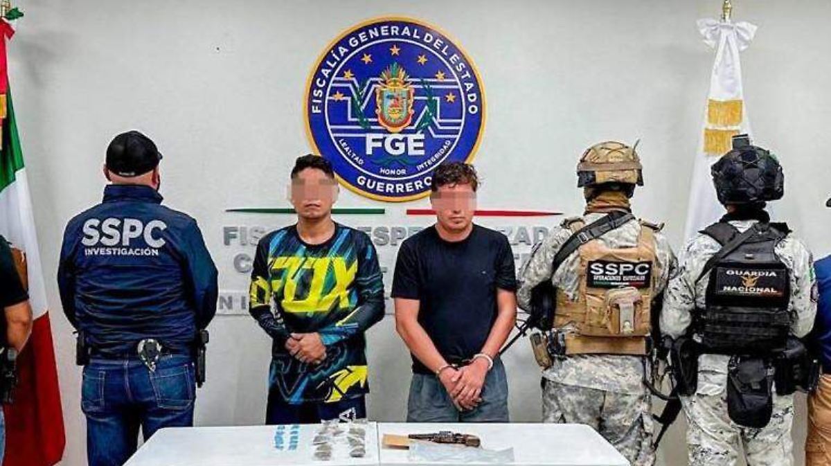 Detienen a dos sujetos con presunta droga y un arma en Acapulco - El Sol de Acapulco | Noticias ...