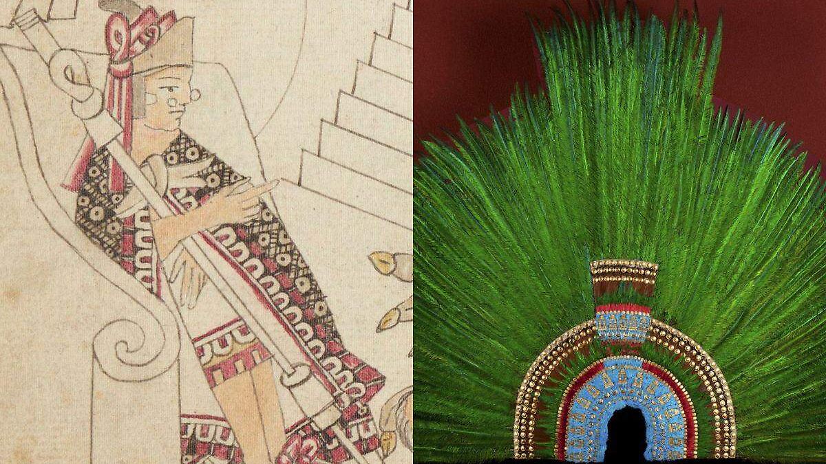 El Penacho de Moctezuma: no le perteneció al emperador y no se sabe ...