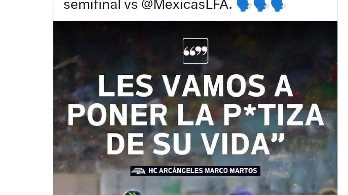 Una más de Marco Martos; el coach de Arcángeles enciende a la LFA en ...