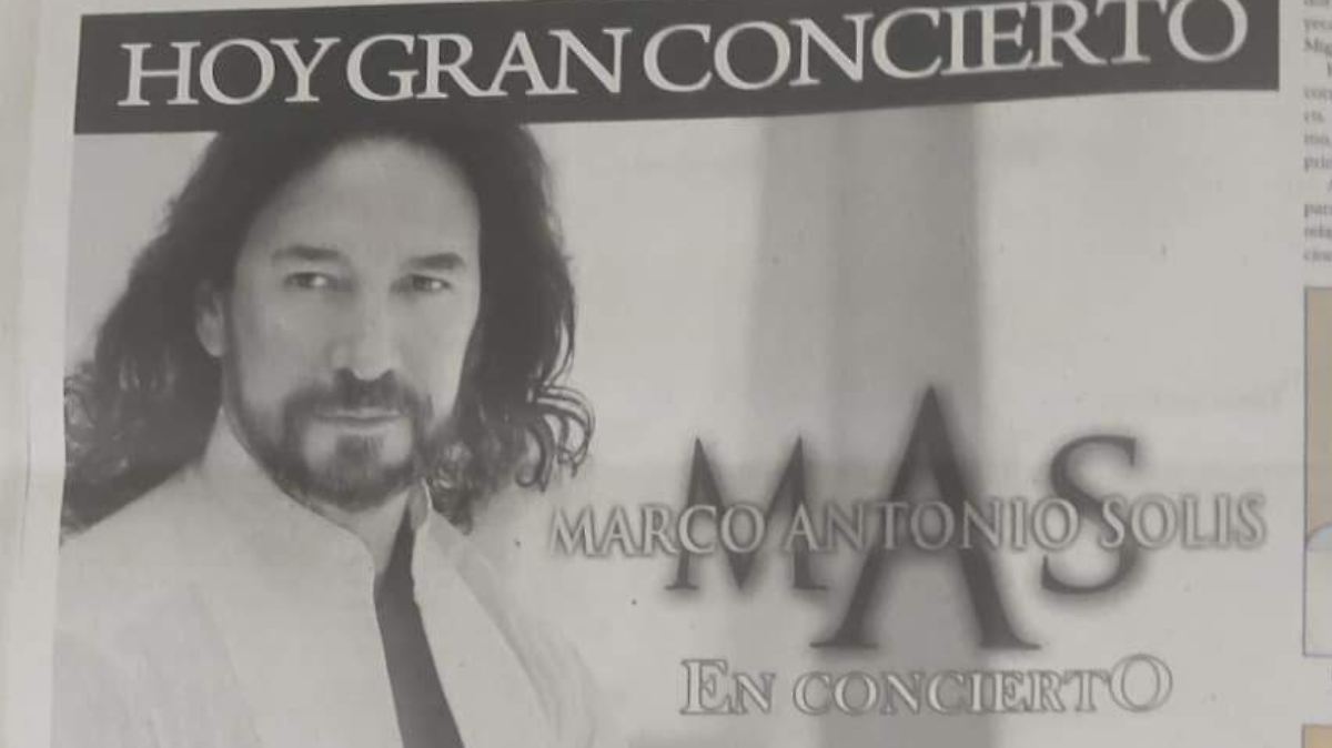 “Viva el amor”: la última vez que Marco Antonio Solís estuvo en Tampico ...
