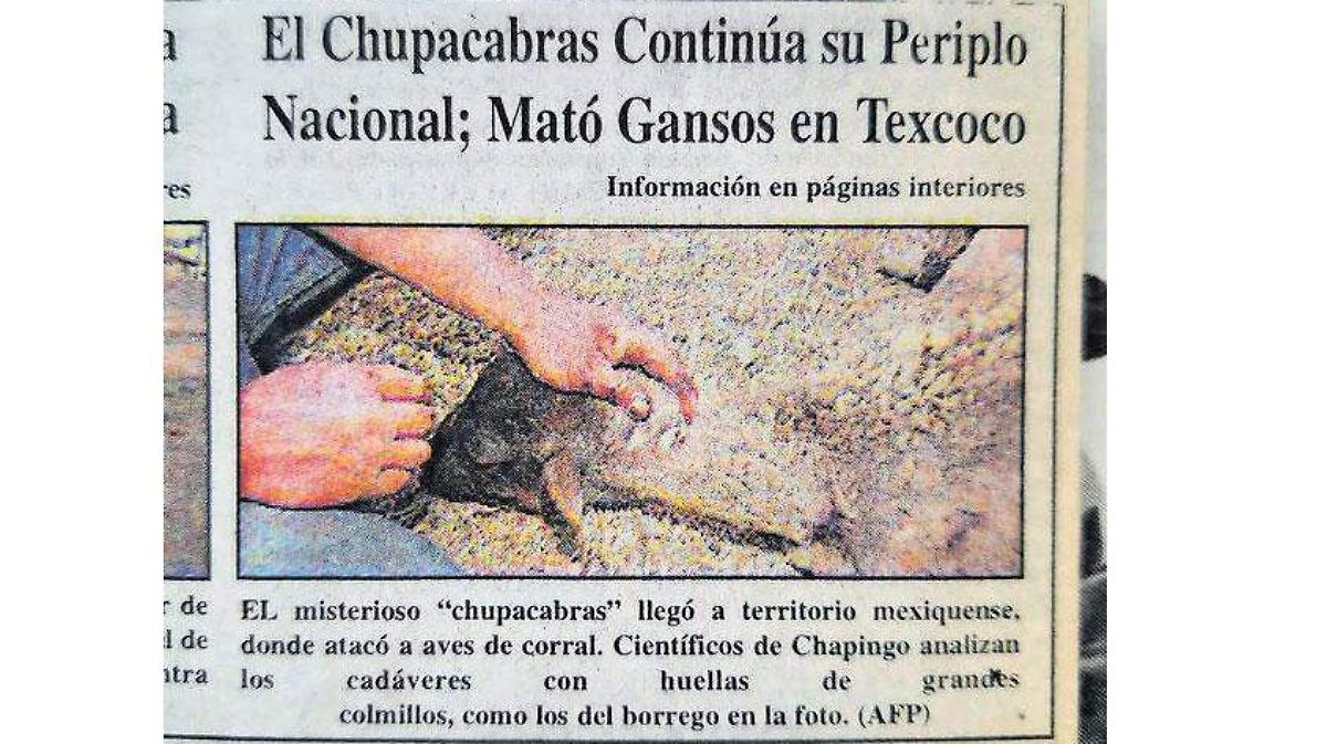 Memoria de papel | Fiebre del chupacabras llegó a Tlaxcala en 1996 - El ...