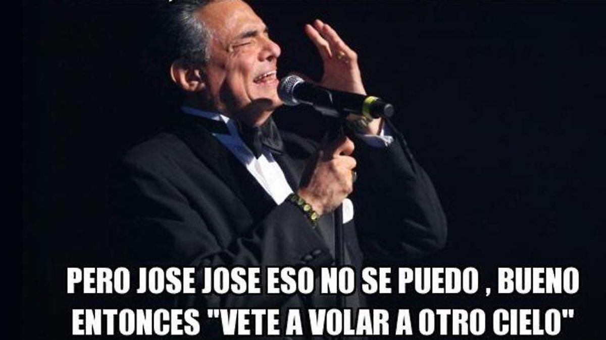 Los memes de José José por su dipsomanía y letras de canciones - La ...