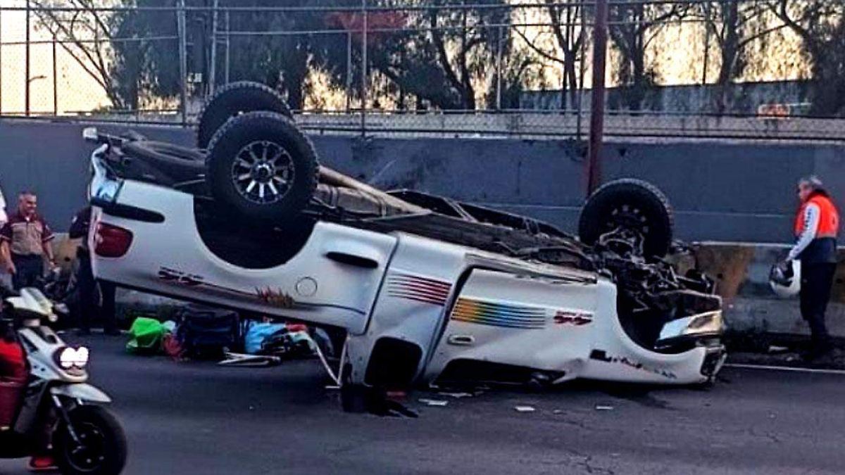 Adulto mayor sobrevive a aparatosa volcadura en la Calzada Ignacio ...